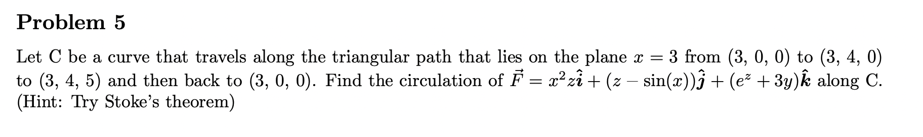 Let C be a curve that travels along the triangular | Chegg.com