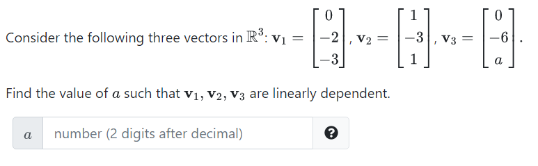 Solved 0 1 0 Consider the following three vectors in R3. Vi | Chegg.com