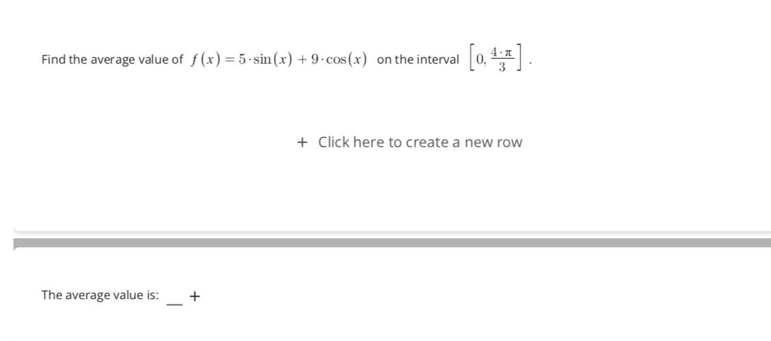 Solved f(x)=5⋅sin(x)+9⋅cos(x) on the interval [0,34⋅π] | Chegg.com