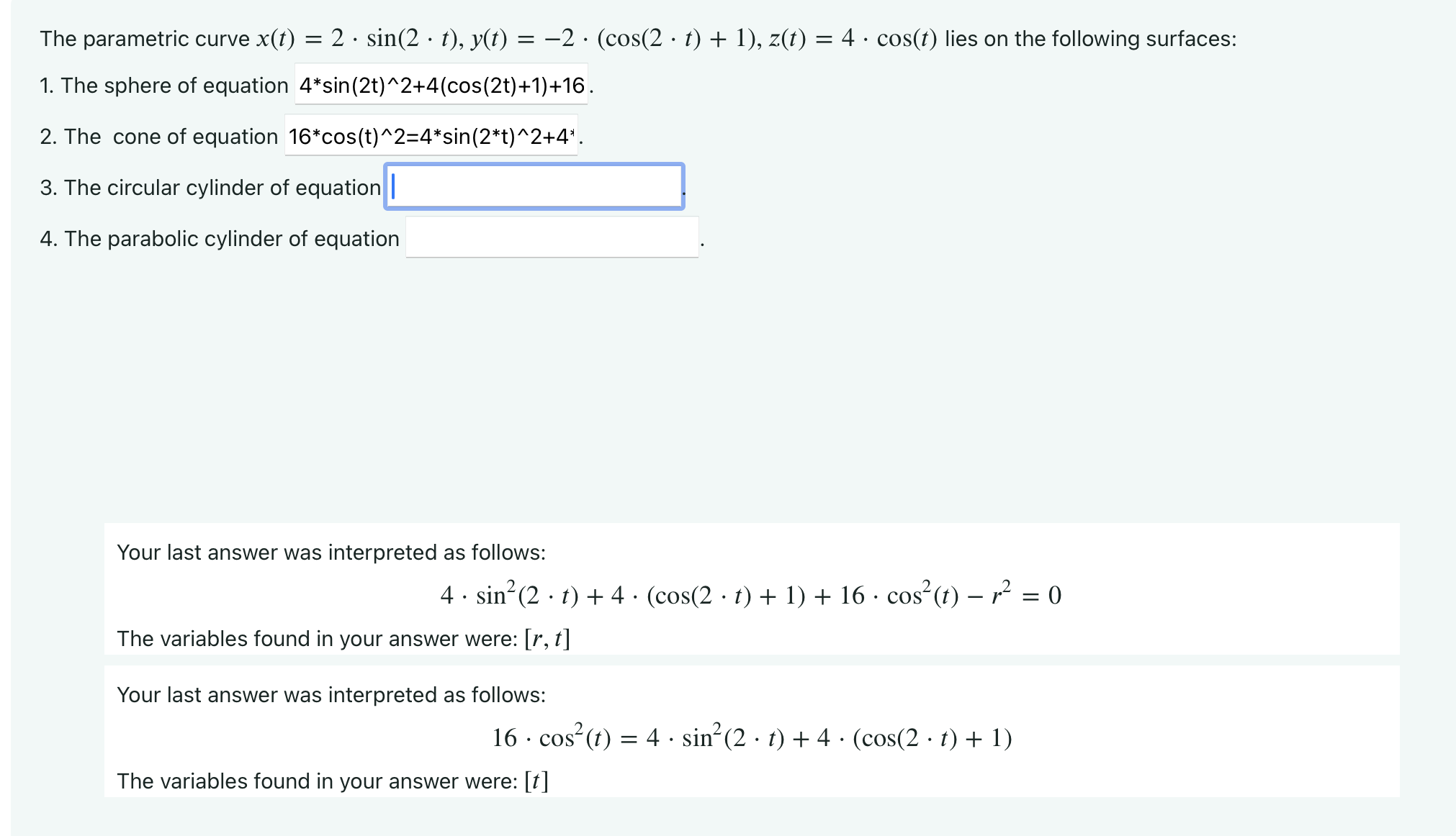 Please answer all the parts :( | Chegg.com