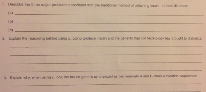 Solved Describe the three major problems associated with the | Chegg.com
