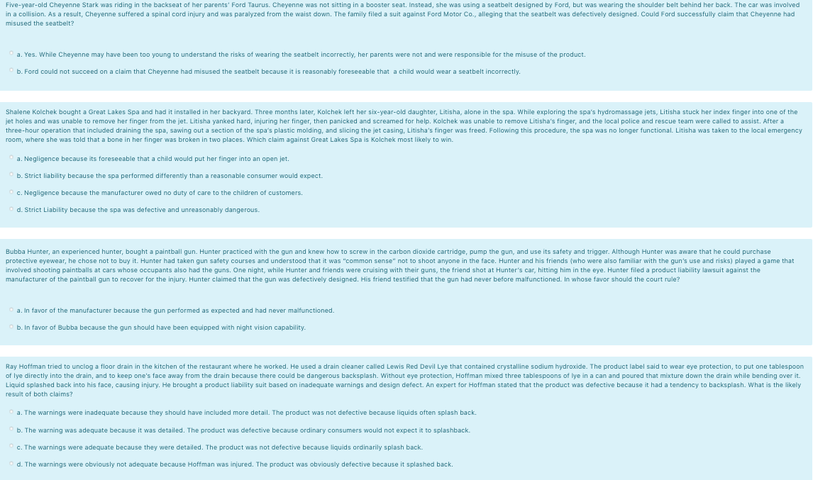 Solved Five-year-old Cheyenne Stark was riding in the | Chegg.com