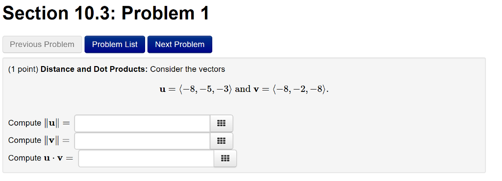 Solved Section 10.3: Problem 1 Previous Problem Problem List | Chegg.com