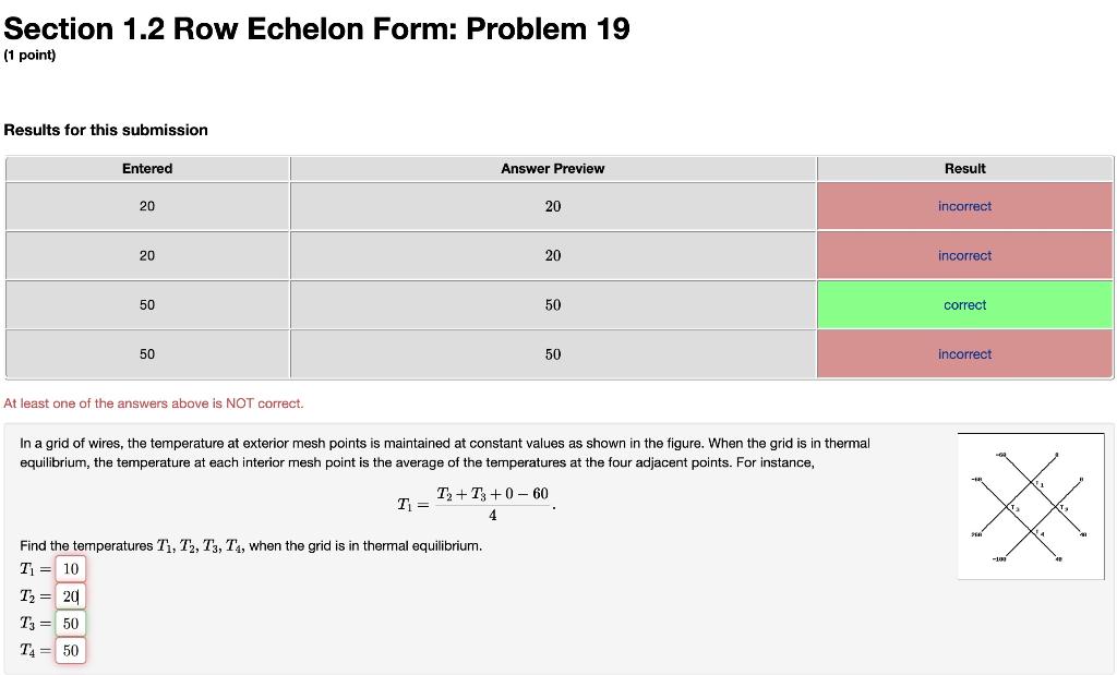 Solved Section 1.2 Row Echelon Form: Problem 19 (1 point) | Chegg.com