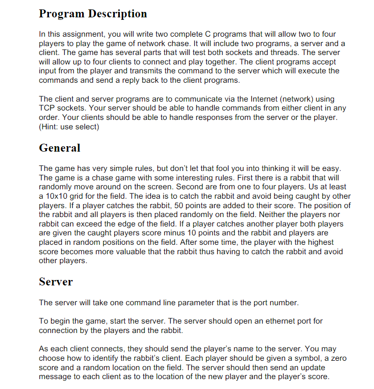 Solved Program Description In this assignment, you will | Chegg.com