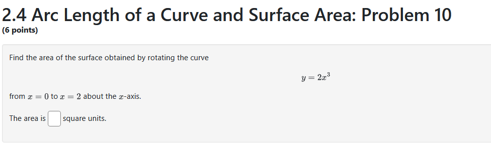 Solved Find the area of the surface obtained by rotating the | Chegg.com