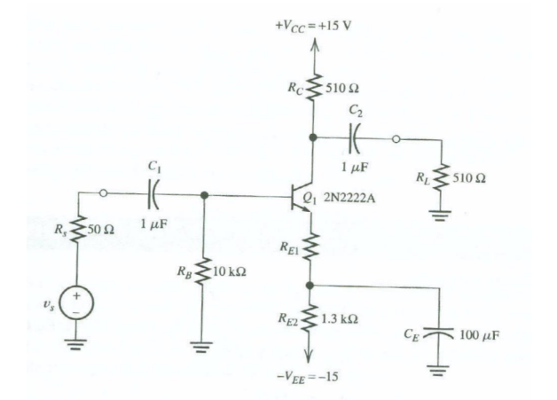 Solved A BJT transistor operates with ICQ= 10 ma, VCEQ = 10V | Chegg.com