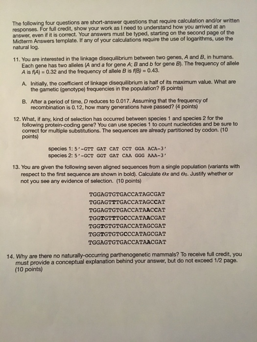 The following four questions are short-answer | Chegg.com