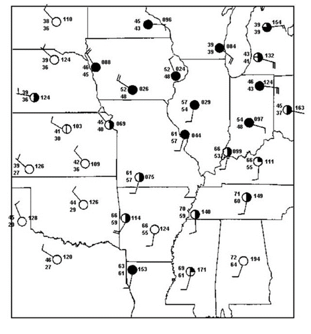 Solved Interpreting fronts on a weather map Download a copy | Chegg.com