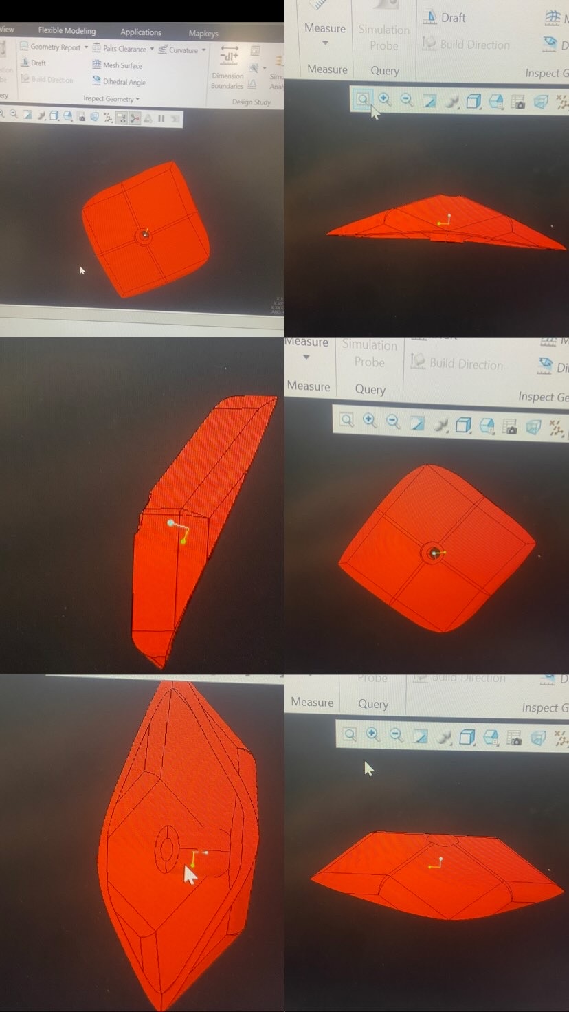 Recreate this diamond boss shape on creo , ﻿explain | Chegg.com