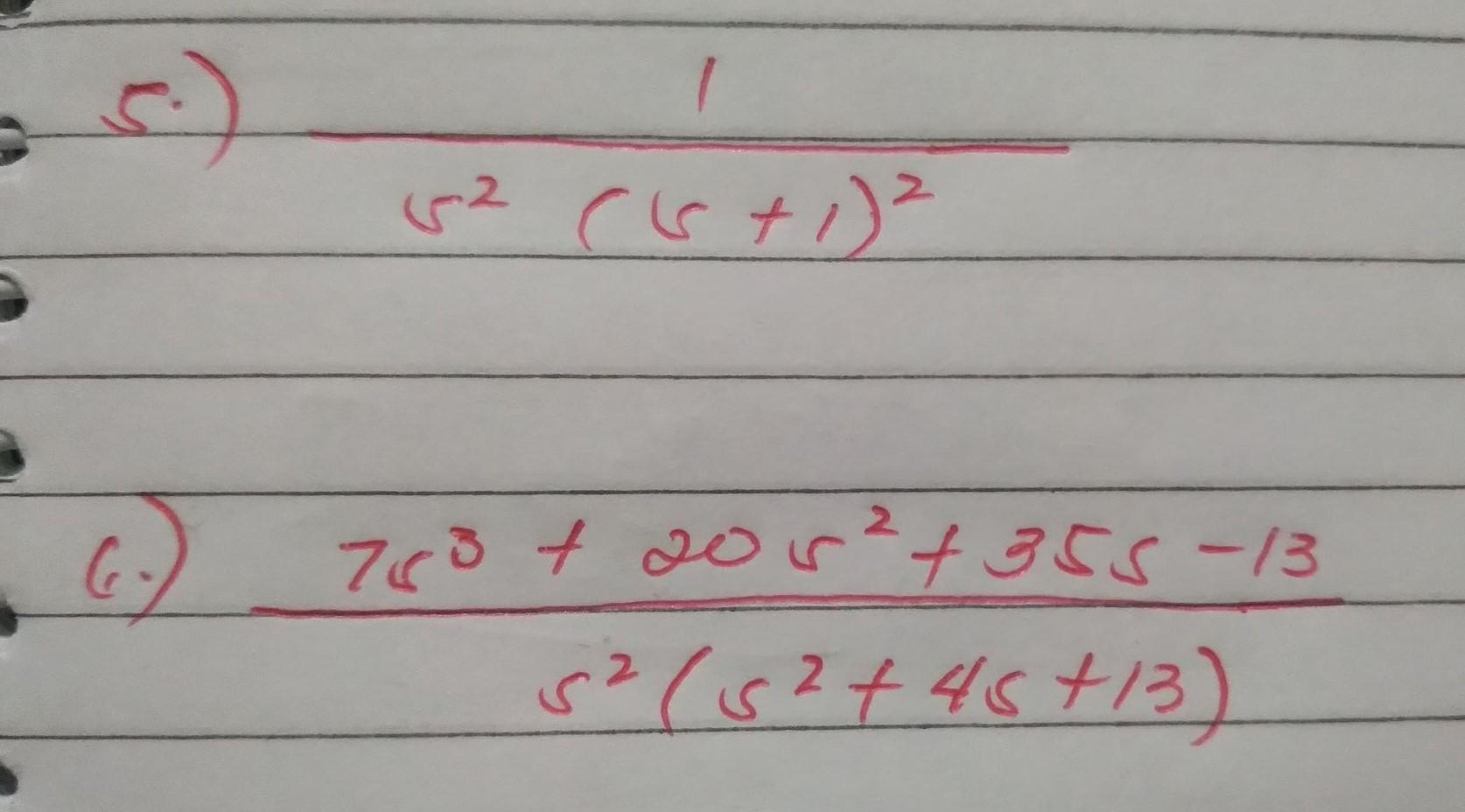 Solved evaluate the laplace transform and simplify SHOW YOUR | Chegg.com