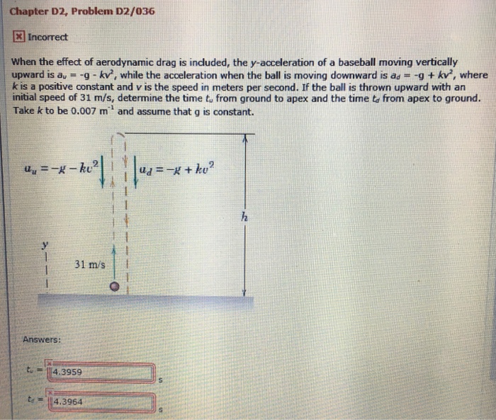 Solved Chapter D2, Problem D2/036 Incorrect When the effect | Chegg.com