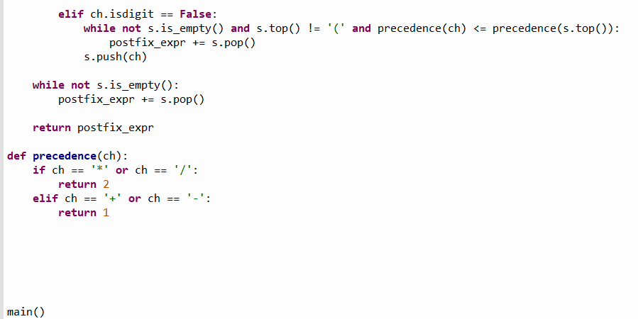 Solved from array_stack import ArrayStack def main(): | Chegg.com