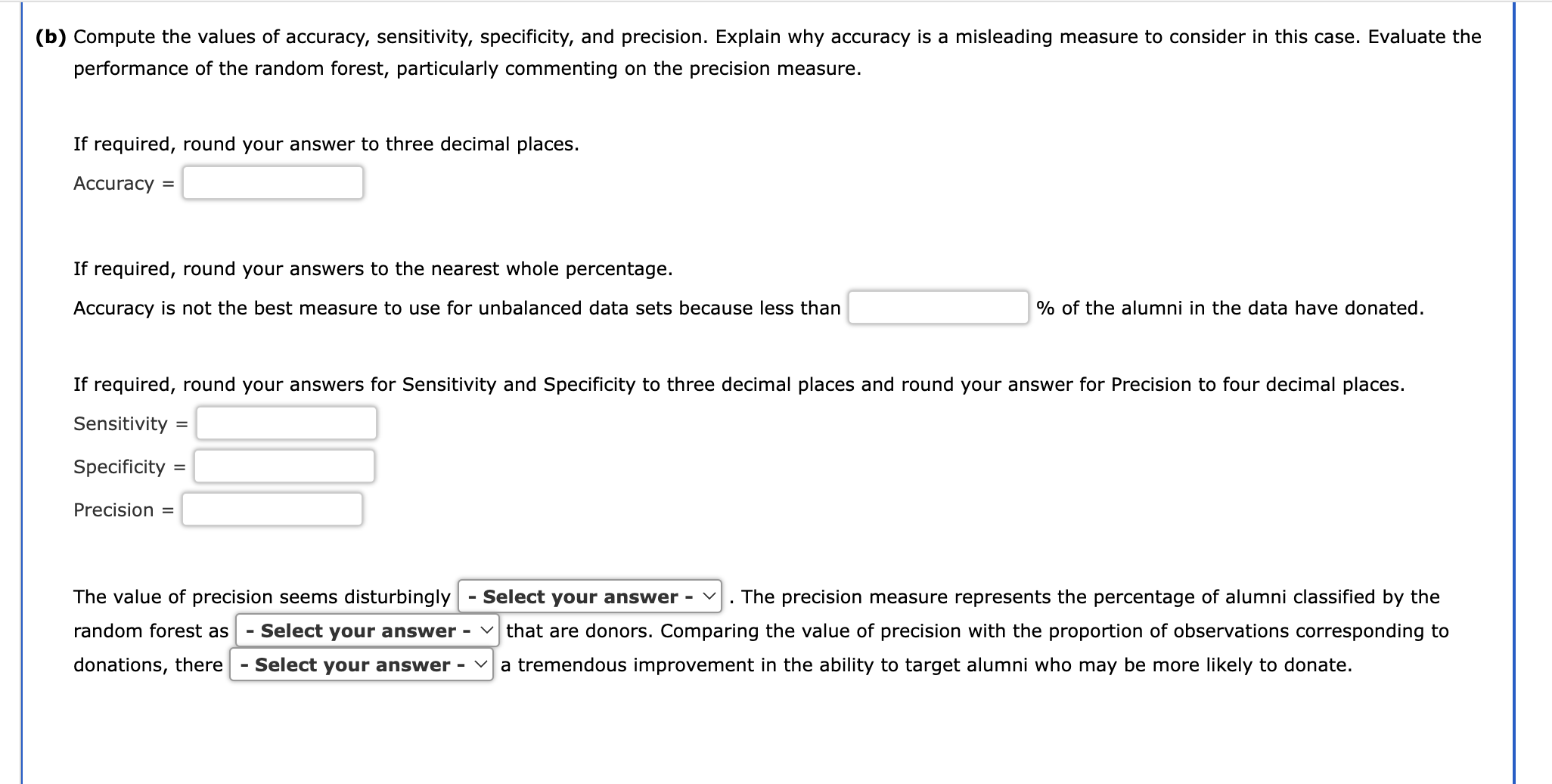 Solved A university is applying classification methods in | Chegg.com
