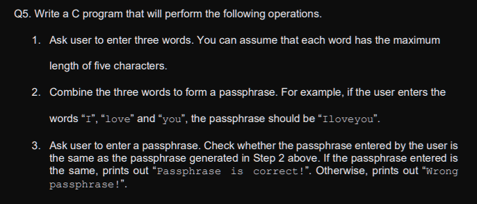Solved Q1. Using a flowchart or pseudocode, create an | Chegg.com