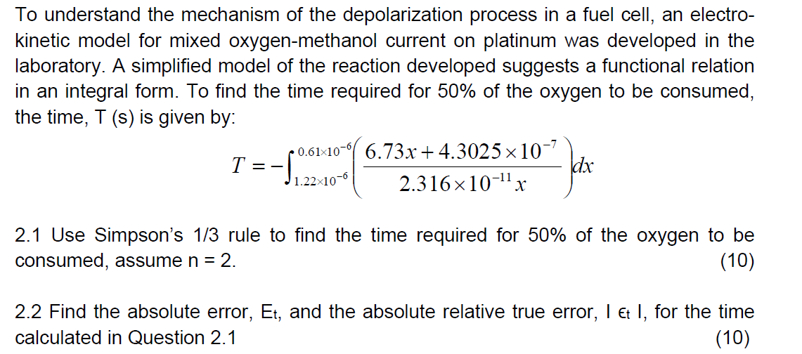 To understand the mechanism of the depolarization | Chegg.com