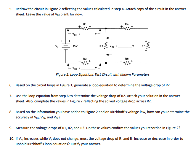 Solved Kirchhoff Loop Equations PROCEDURE 1. Using LTSpice | Chegg.com