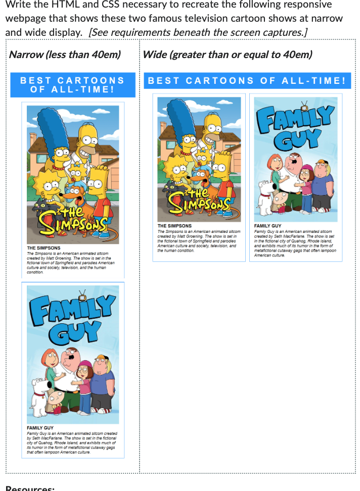 Solved reset css link. You must attach a reset. All HTML | Chegg.com
