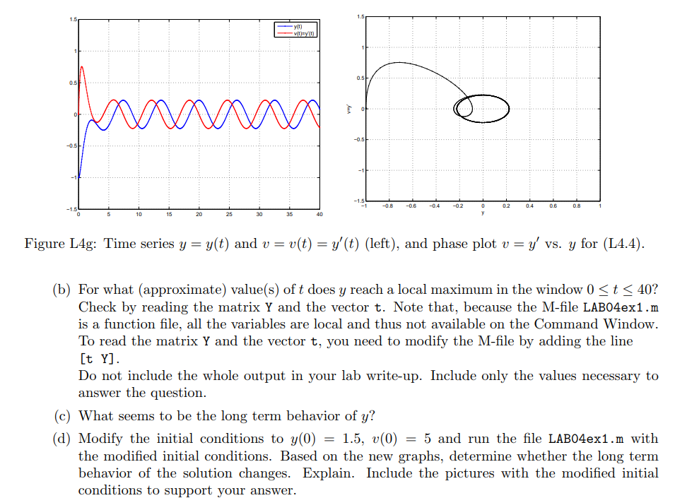 Solved 1. (a) Modify the function ex with 2eqs to solve the | Chegg.com
