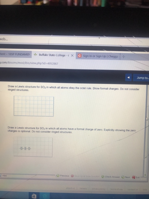 Solved Draw a Lewis structure for SO2 in which all atoms | Chegg.com