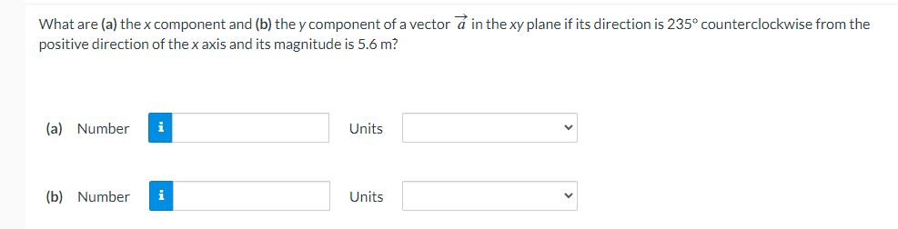Solved What are (a) the x component and (b) the y component | Chegg.com