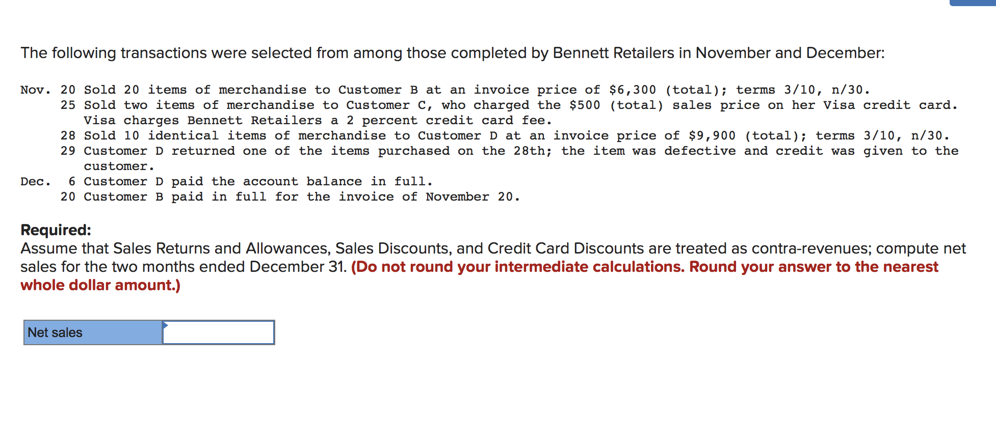 Solved The following transactions were selected from among | Chegg.com