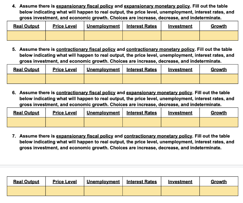 Solved 4. Assume there is expansionary fiscal policy and | Chegg.com