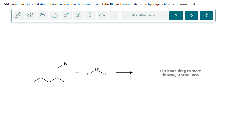 Solved Add curved arrow(s) ﻿and the products to complete the | Chegg.com