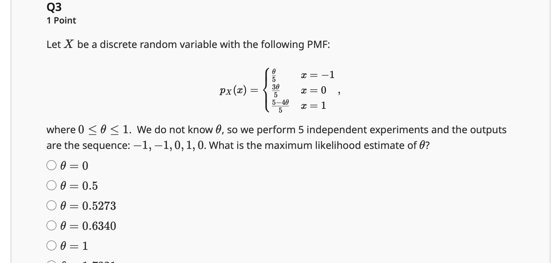 Solved Let X X be a discrete random variable with the | Chegg.com