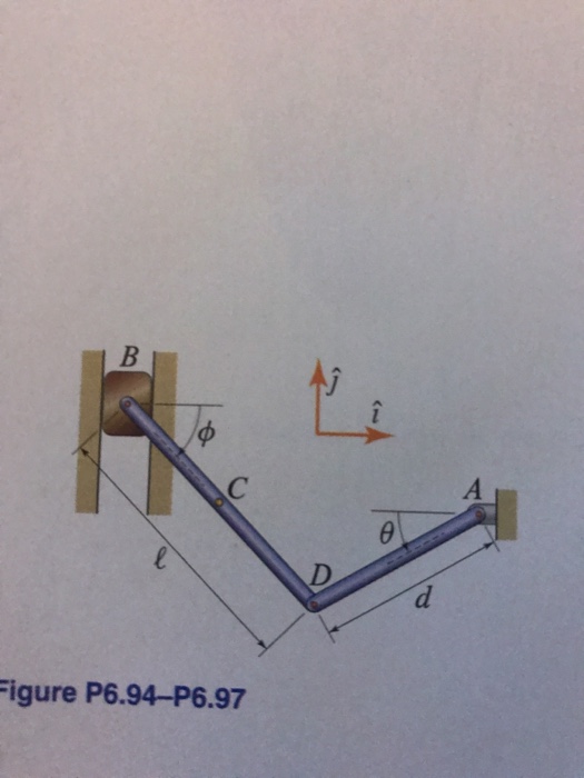 Solved In the Mechanism shown, the block B is constrained to | Chegg.com