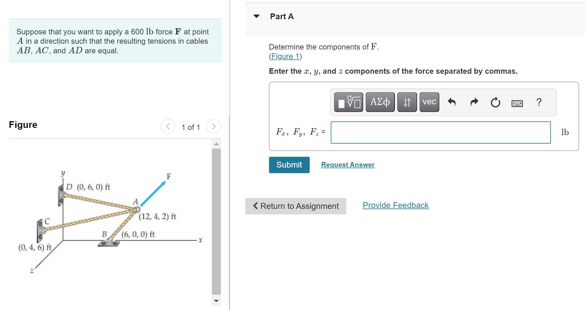 Solved Suppose that you want to apply a 600lb force F at | Chegg.com
