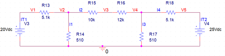 Solved Find: V1, V2, V3, V4, V5 I1, I2, I3, I4, IT1, IT2 | Chegg.com