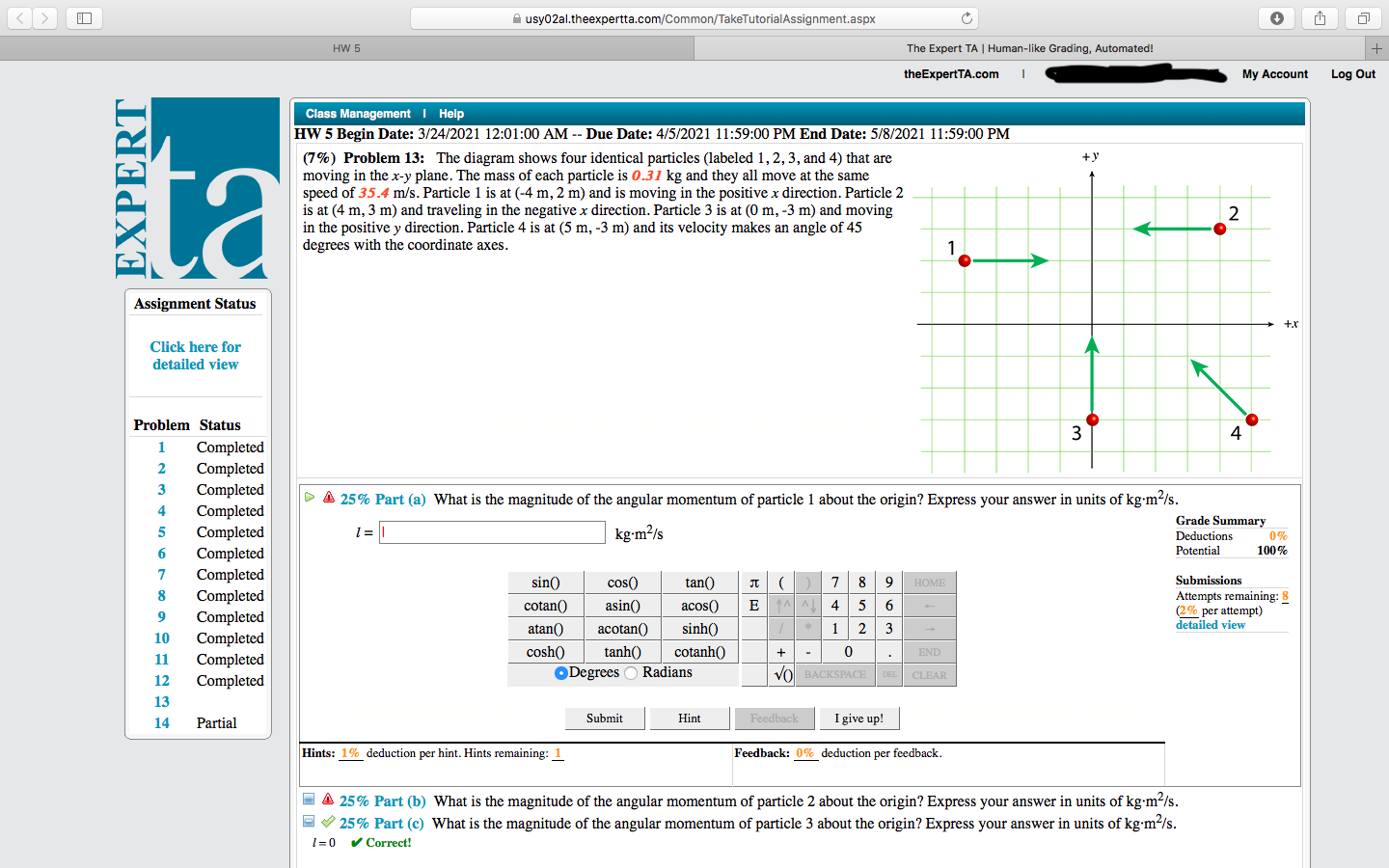 Solved usyo2al.theexpertta.com/Common/TakeTutorial | Chegg.com