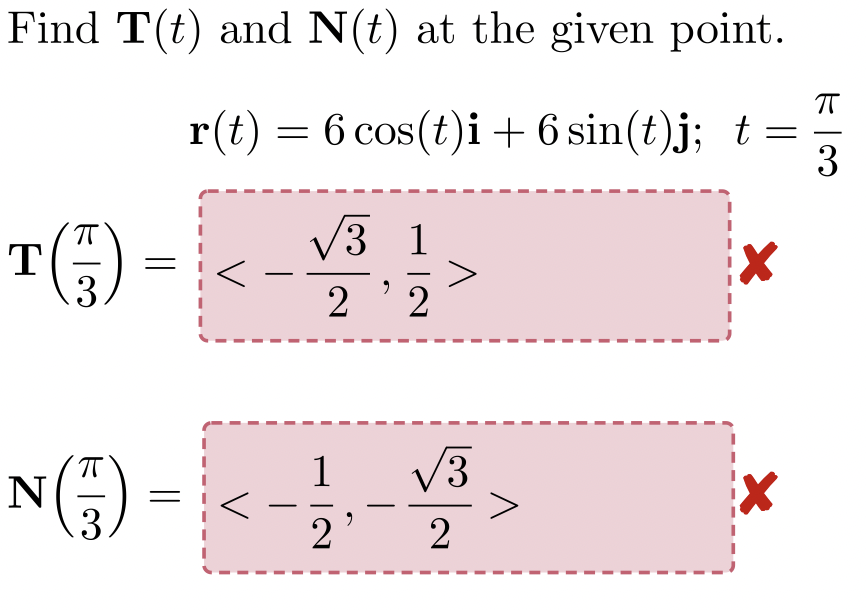 Solved Find T(t) and N(t) at the given point. | Chegg.com