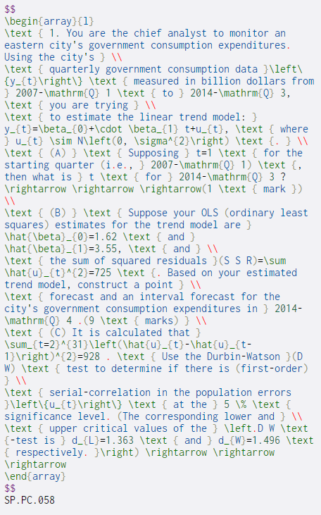 Solved $$ \begin{array}{1} \text { 1. You are the chief | Chegg.com