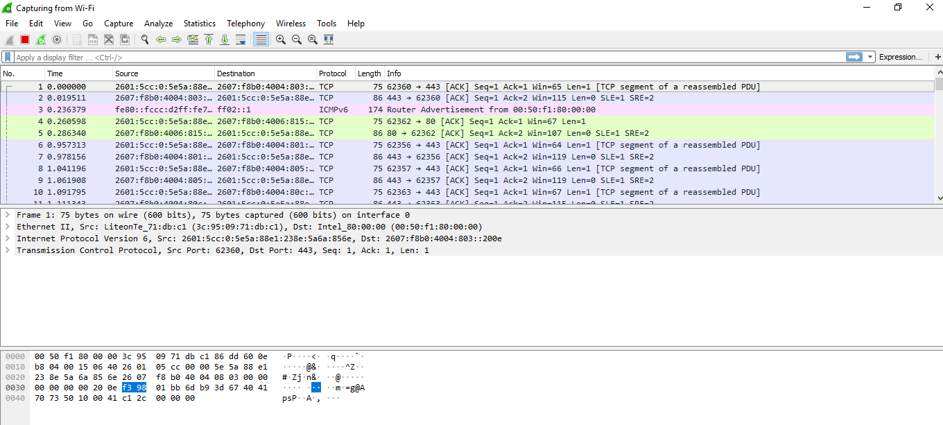 Solved ITN 101 Module 2: Hands-on Wireshark | Chegg.com