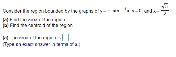 Solved V3 Consider the region bounded by the graphs of y = - | Chegg.com
