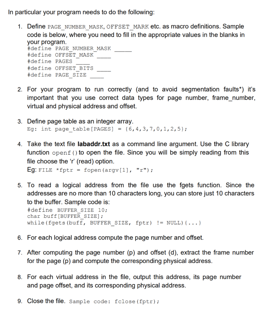 Solved Outline Assume that a system has a 32-bits virtual | Chegg.com