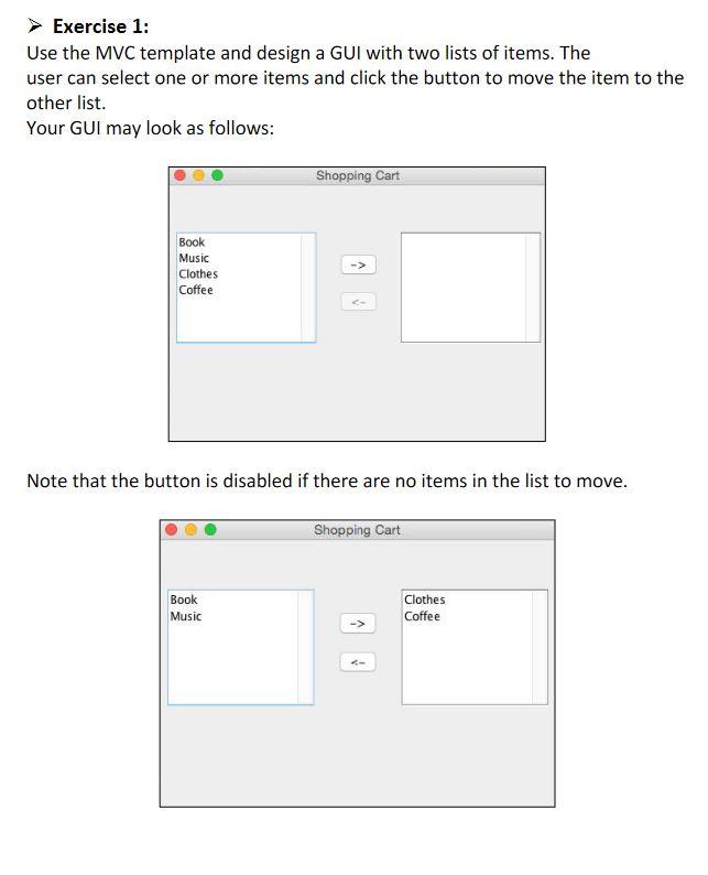 Solved Use the template below to create the GUI. import | Chegg.com