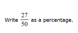 Solved Write 5027 as a percentage. | Chegg.com