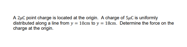 Solved A 2μC point charge is located at the origin. A charge | Chegg.com