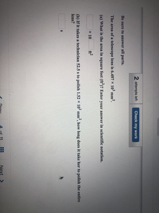 Solved 2 attempts left Check my work Be sure to answer all | Chegg.com
