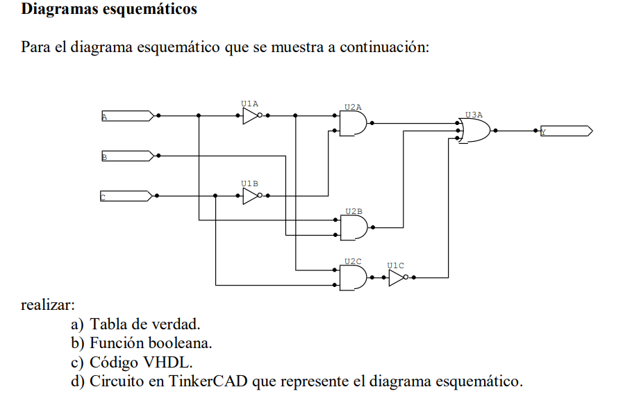 Solved Diagramas esquemáticosPara el diagrama esquemático | Chegg.com