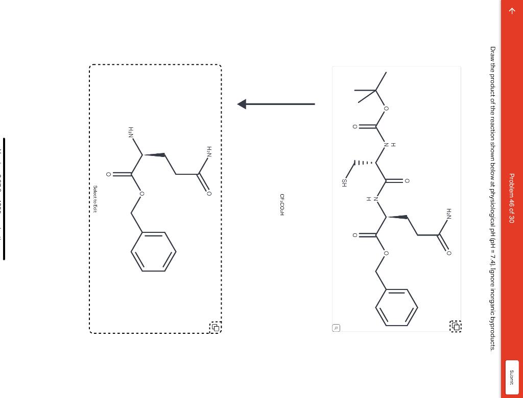Solved Draw the product of the reaction shown below at | Chegg.com