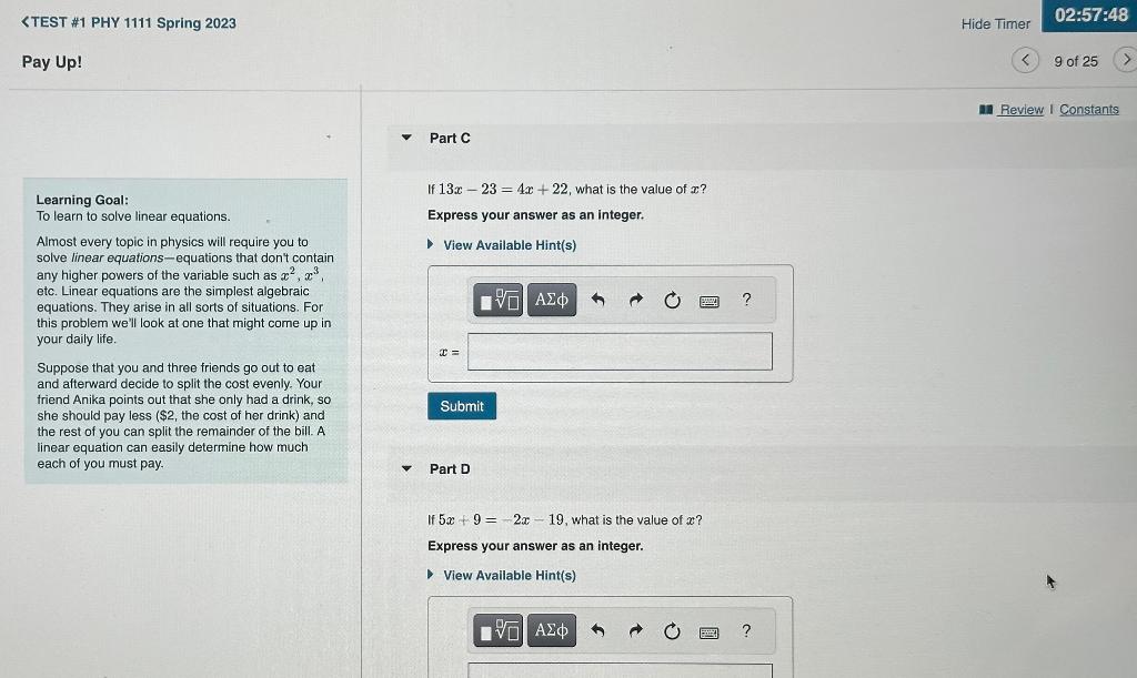Solved Multiple Choice Question 4.12