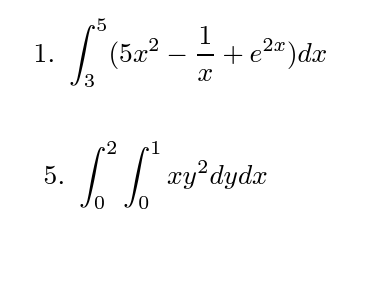 For each integral, use the fundamental theorem of | Chegg.com