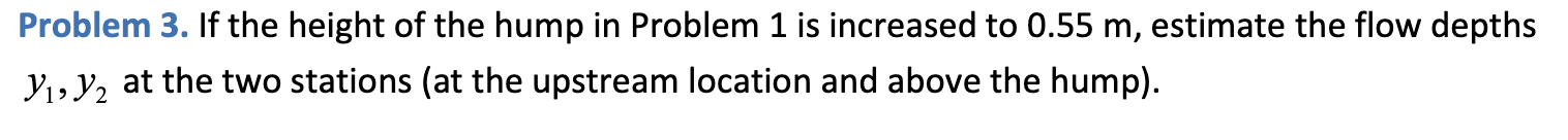 Solved Problem 1. A rectangular channel with a width of 2.0 | Chegg.com