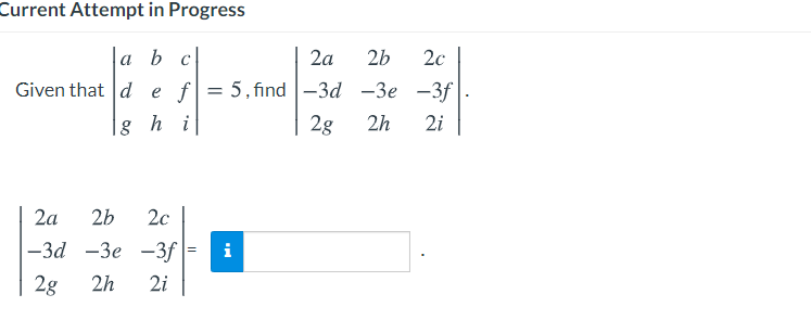 Solved Current Attempt in Progress a b cl 2a 2b 2c Given | Chegg.com