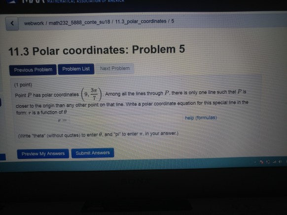 Solved webwork/math232 5888 conte | Chegg.com