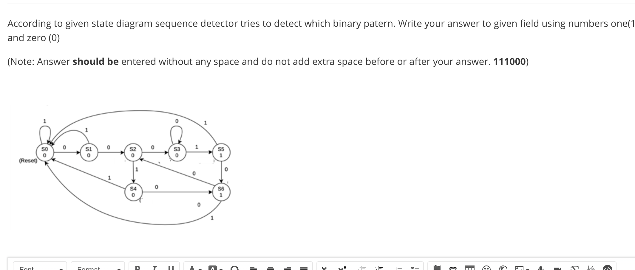 Solved According to given state diagram sequence detector | Chegg.com